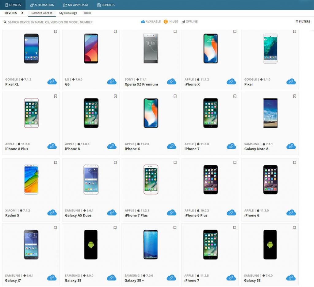 pCloudy Mobile App Testing Platform - On Boarding Guide