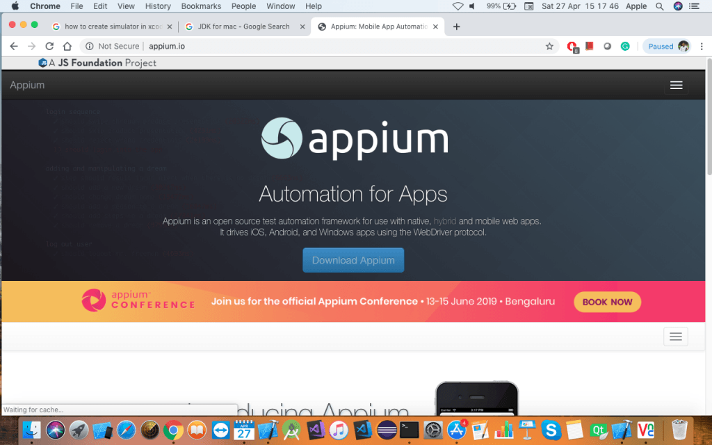 How To Install Appium On A Mac Machine